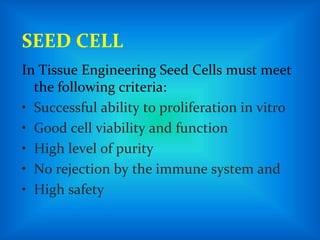 Tissue engineering in the repair of spinal cord | PPTX