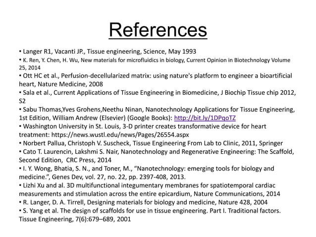 Tissue Engineering & Regenerative Medicine | PPTX | Surgery | Medical ...