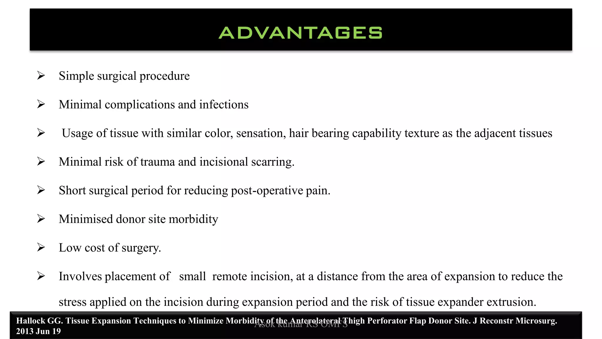 Tissue expander in omfs | PDF