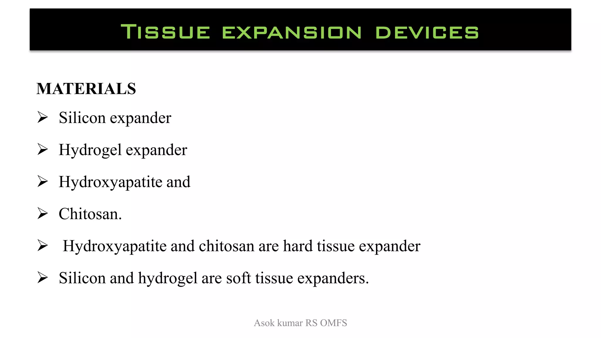 Tissue expander in omfs | PDF