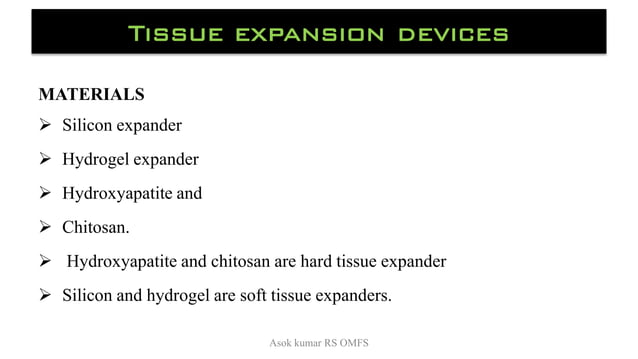 Tissue expander in omfs | PDF | Skin and Dermatology | Diseases and ...