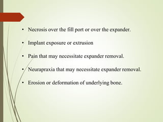 Tissue expanders in oral and maxillofacial surgery | PPTX