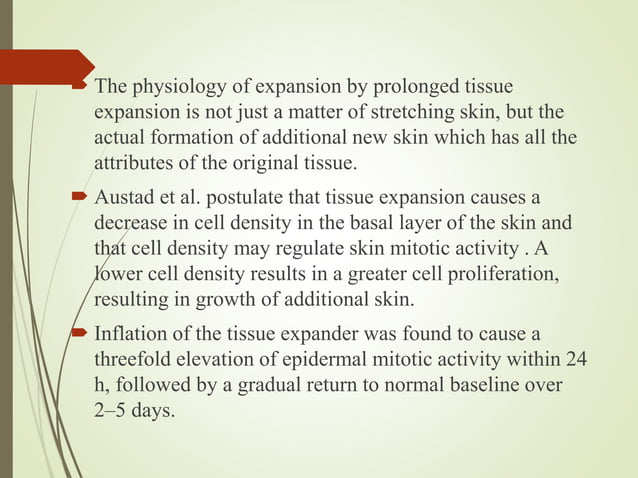 Tissue expanders in oral and maxillofacial surgery | PPTX | Skin and ...