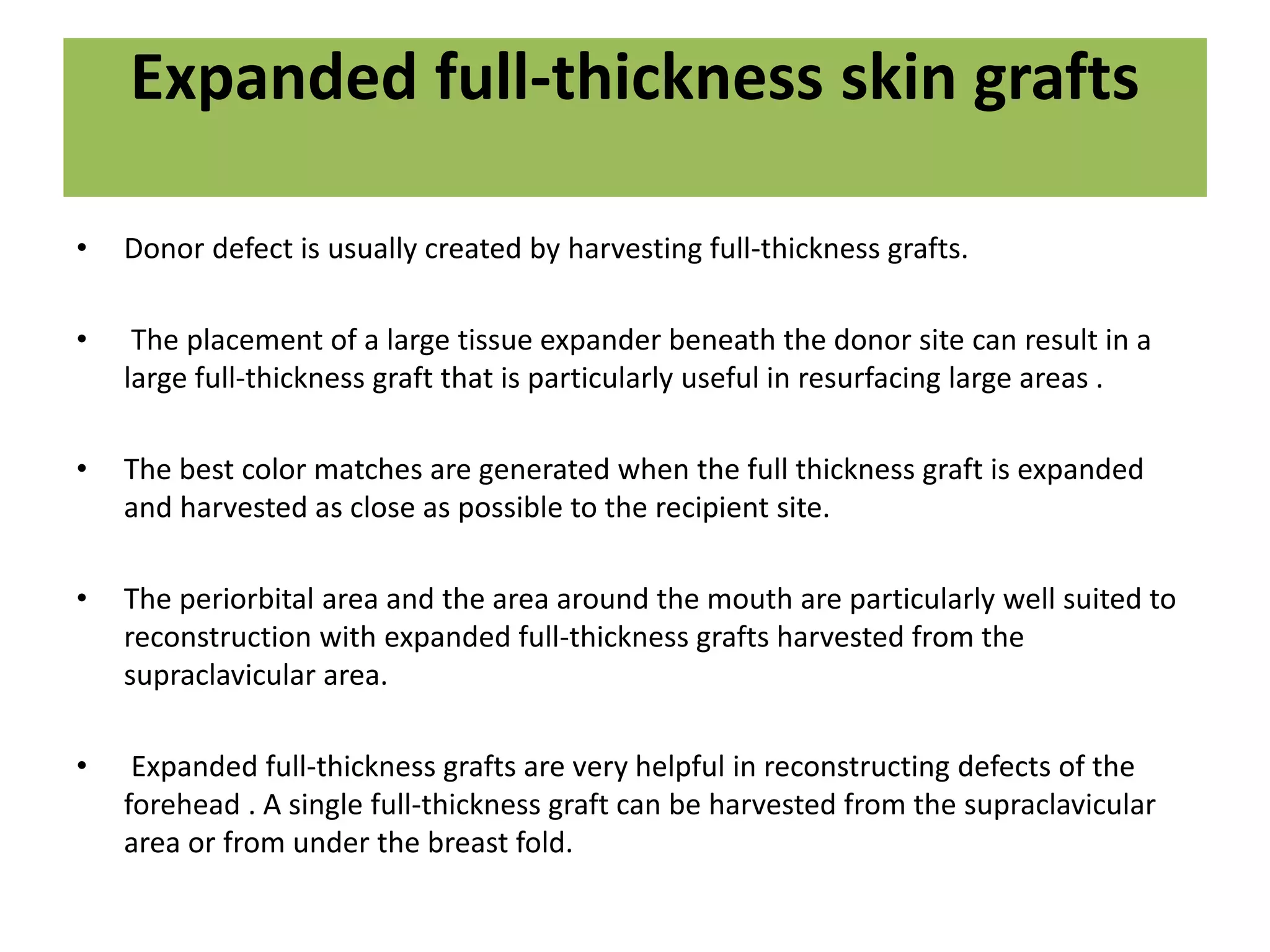 Tissue expansion | PPTX