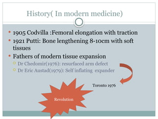 Tissue Expansion , a technique used in plastic surgery | PPTX