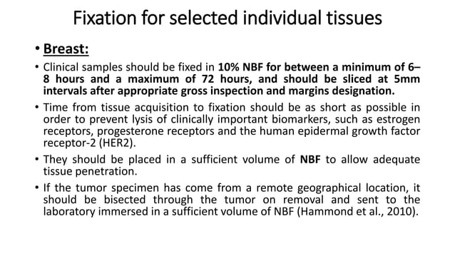 Tissue Fixation Histopathology | PPTX | Chemistry | Science