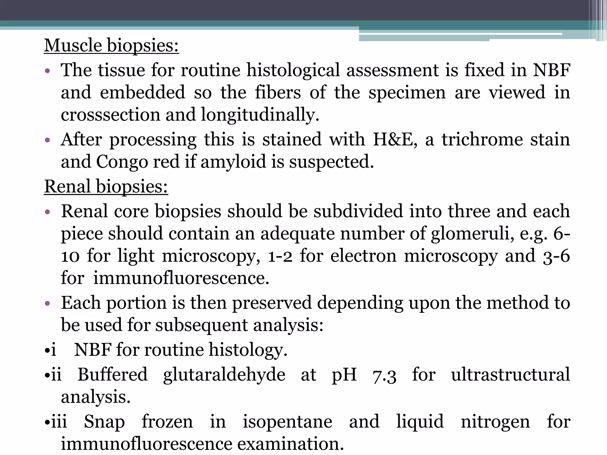 Tissue fixation and grossing | PPTX