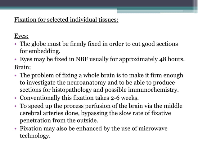 Tissue fixation and grossing | PPTX | Chemistry | Science