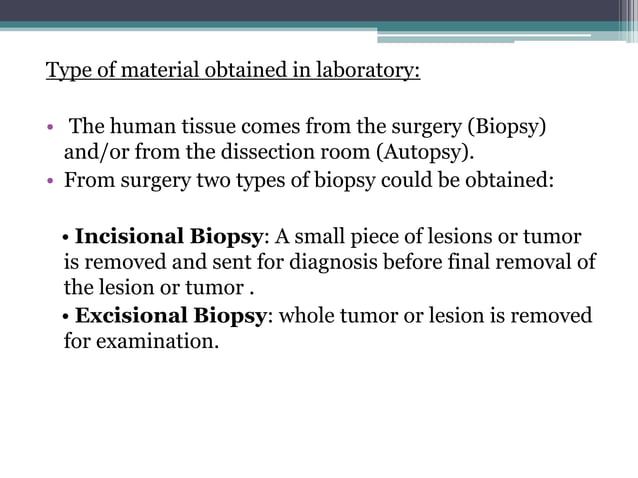 Tissue fixation and grossing | PPTX
