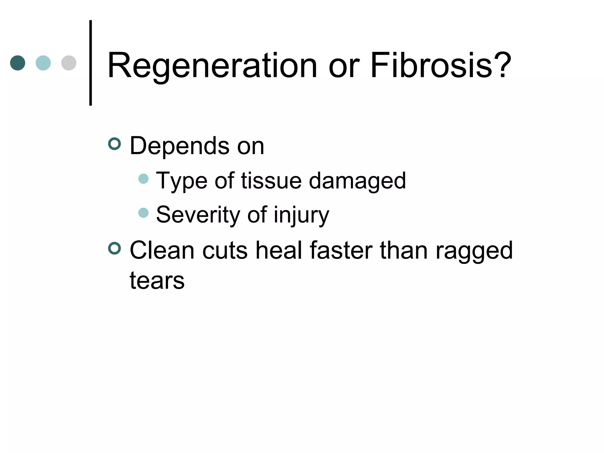Tissue growth and repair | PPT