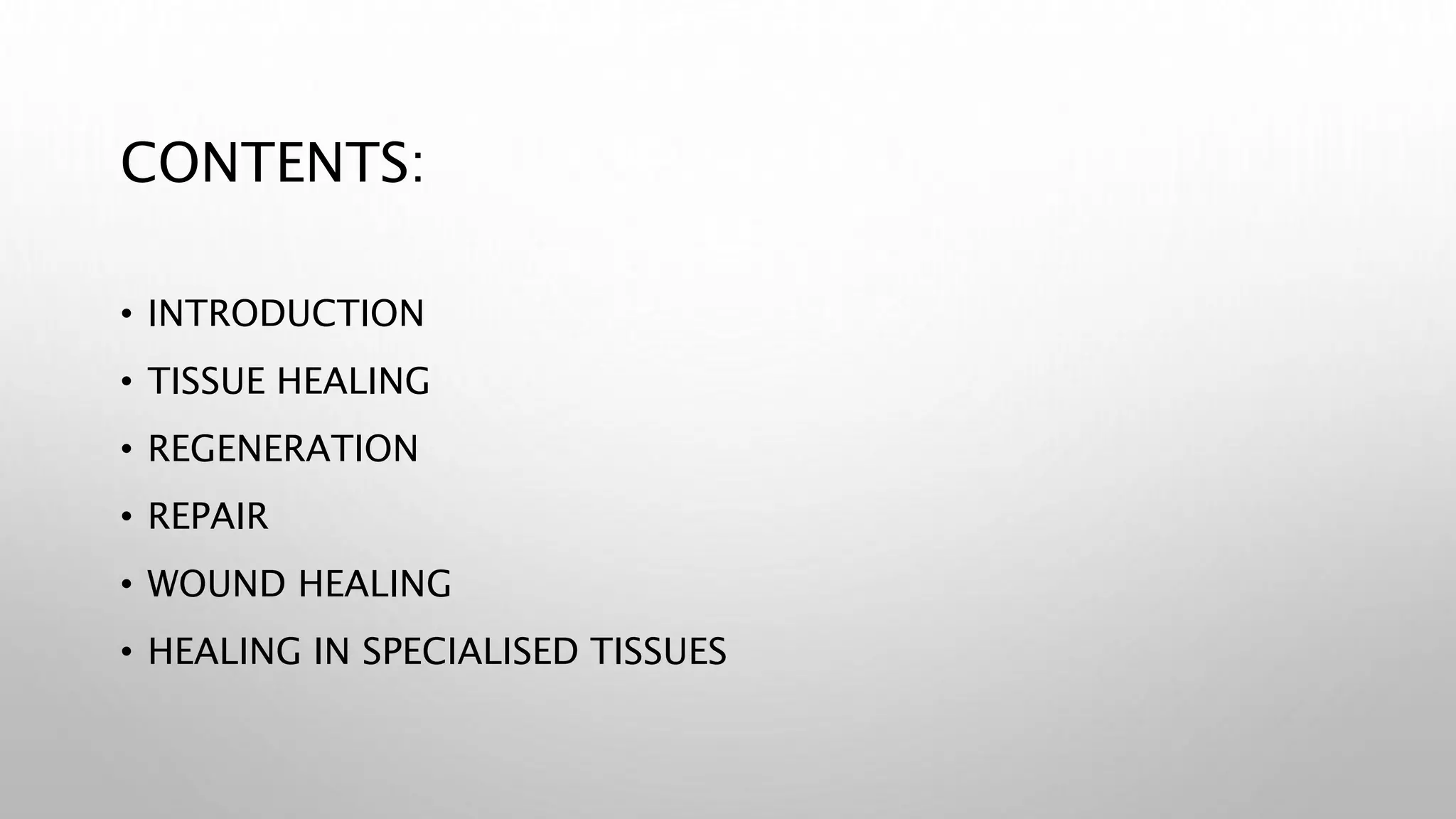 Tissue healing | PPTX