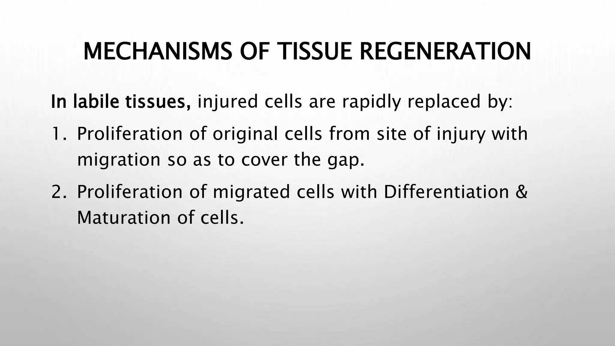 Tissue healing | PPTX