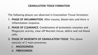 Tissue healing | PPTX