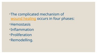 TISSUE HEALING unit1 B.Sc nursing sem 1 | PPT