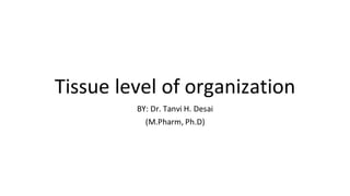 Tissue level of organization.pdf