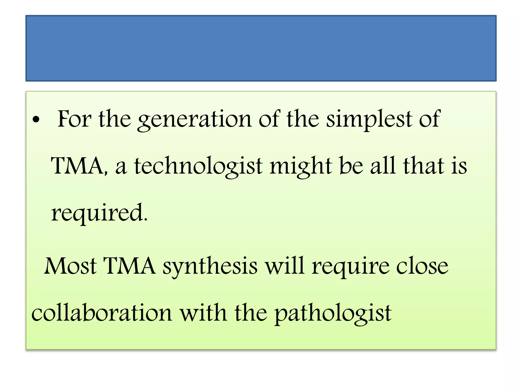 Tissue microarray | PPTX