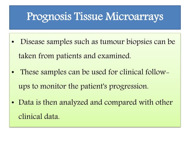 Tissue microarray | PPTX | Cancer | Diseases and Conditions