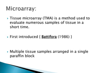 TISSUE MICROARRAY PRESENTATION.pptx