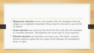 Tissue, Organ and Cell transplantation.pptx