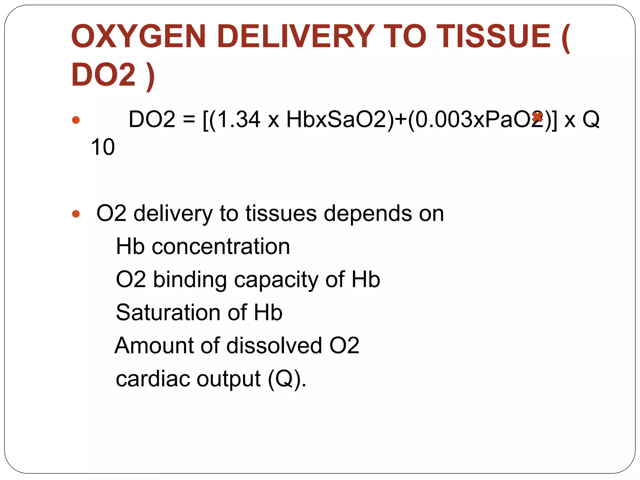 Tissue oxygenation | PPTX