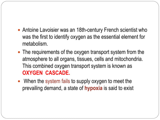 Tissue oxygenation | PPTX | Lung and Respiratory Health | Diseases and ...