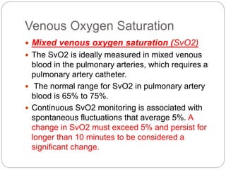 Tissue oxygenation | PPTX