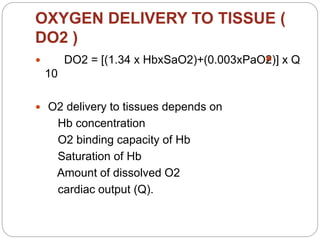 Tissue oxygenation | PPTX