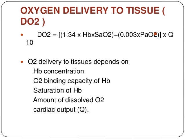 Tissue oxygenation