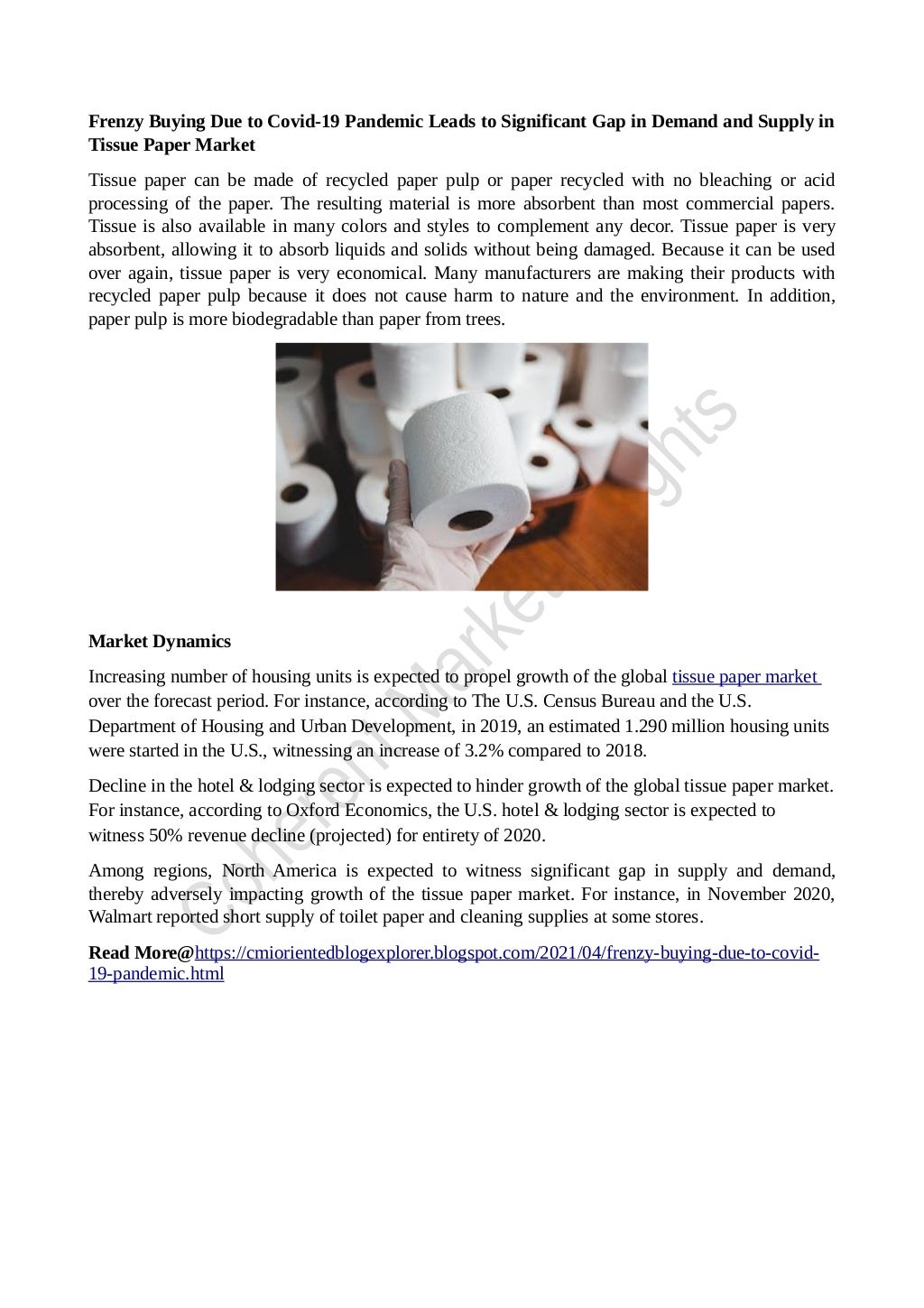 Tissue Paper Market tissue-paper-market