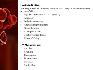 Tissue Plasminogen Activator.pptx | Blood Disorders | Diseases and ...