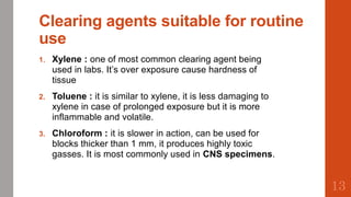 Tissue processing | PPTX