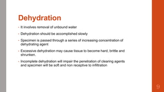 Tissue processing | PPTX