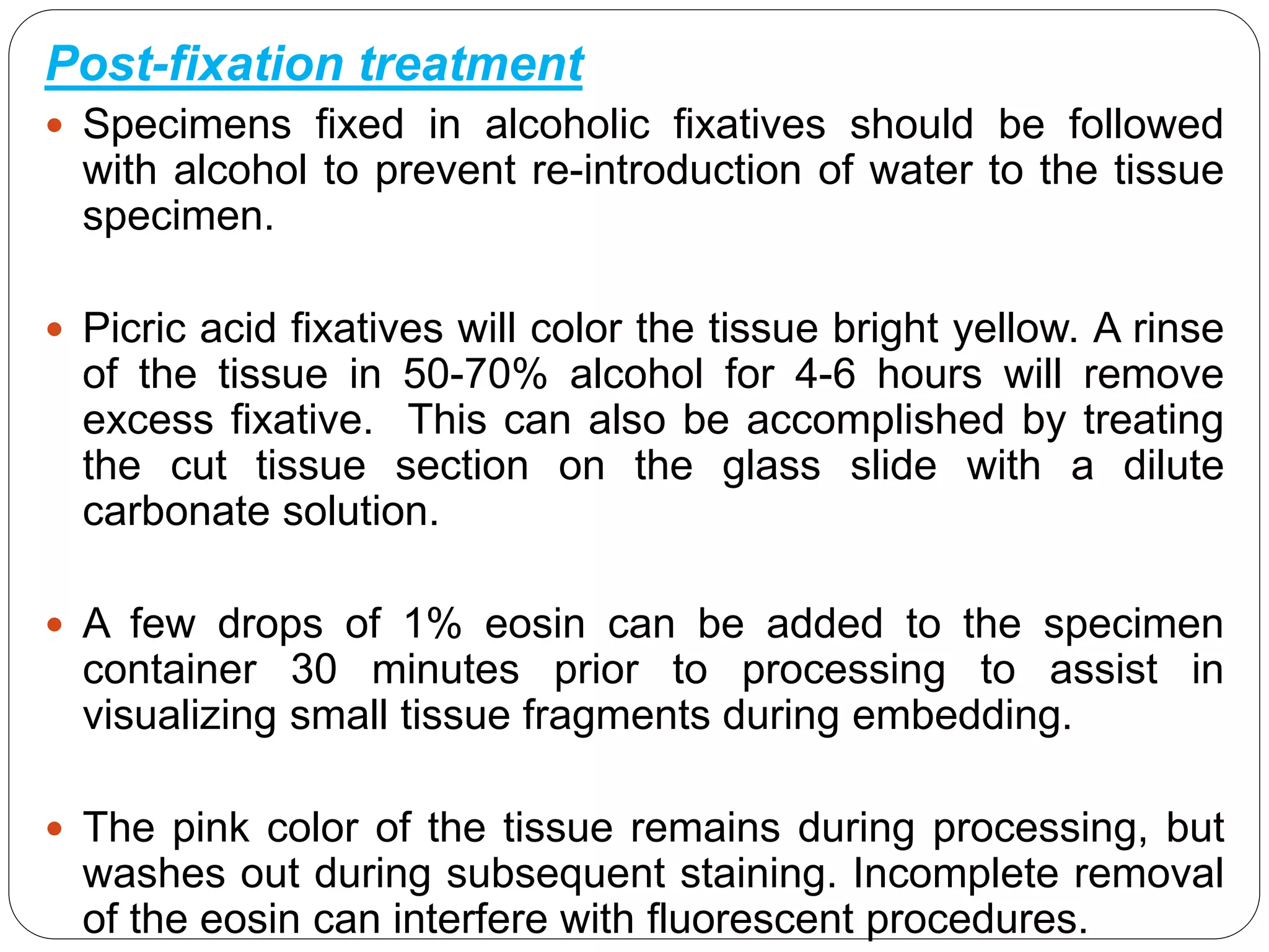 Tissue processing | PPTX