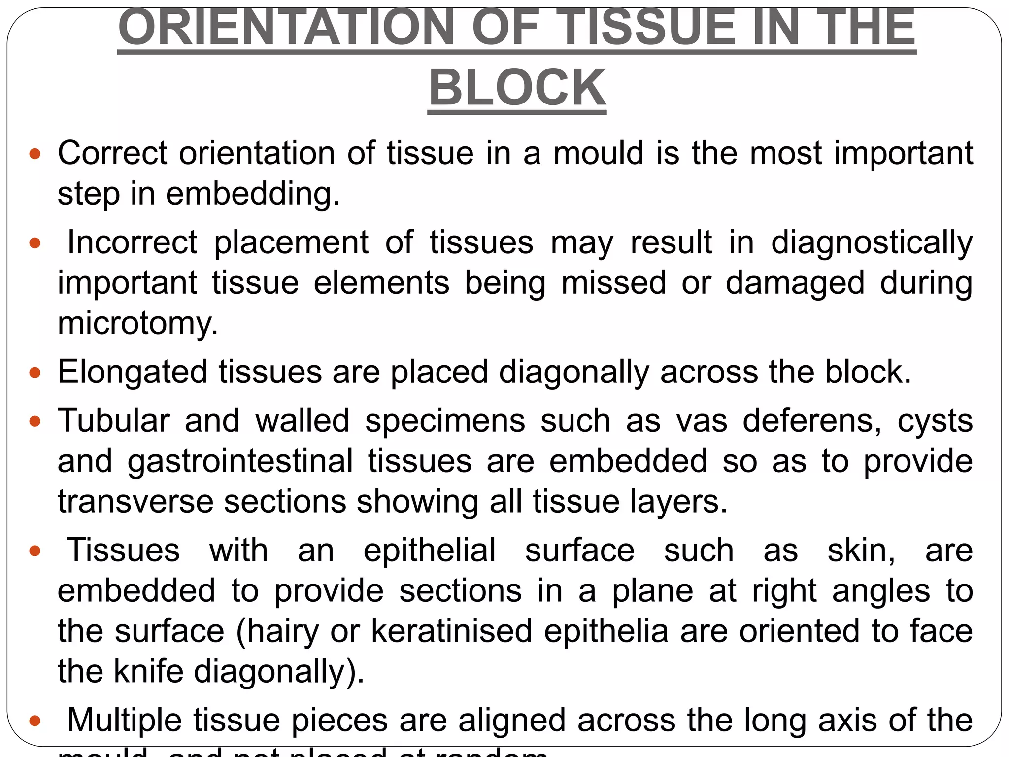 Tissue processing | PPTX