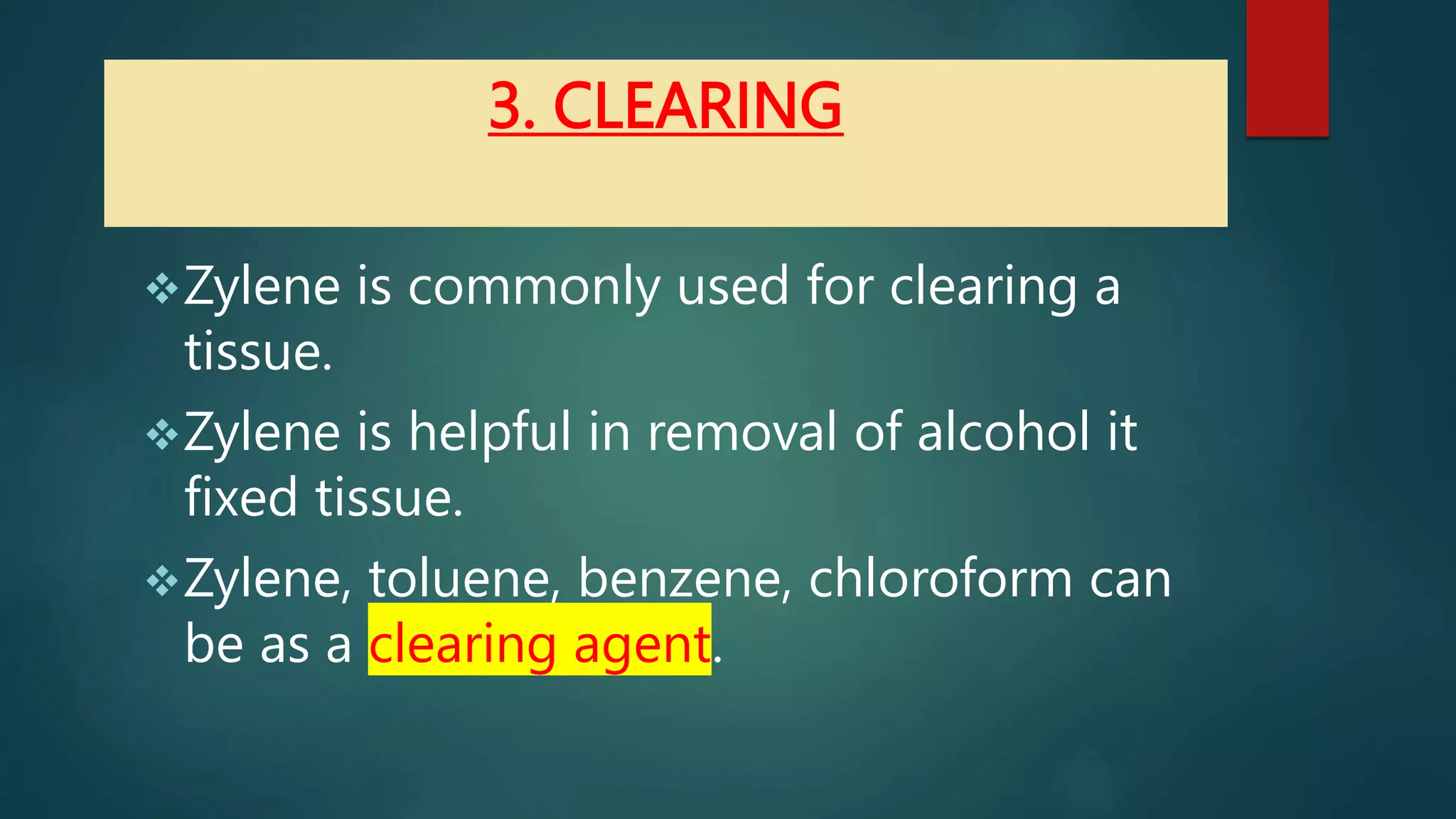 Tissue processing | PPTX