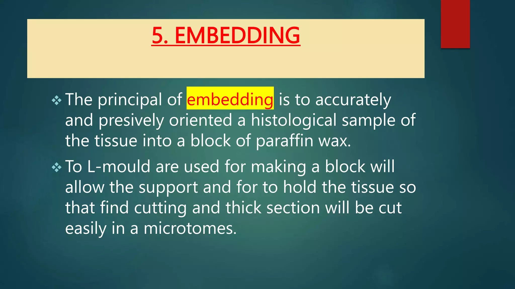 Tissue processing | PPTX