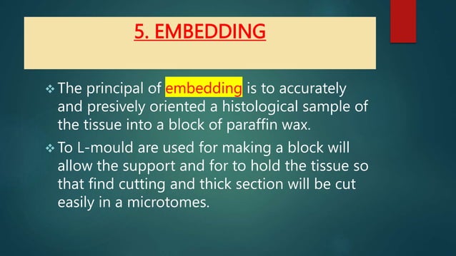 Tissue Processing Pptx Chemistry Science
