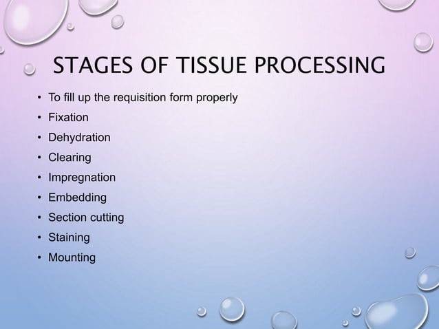 Tissue Processing.pptx | Chemistry | Science