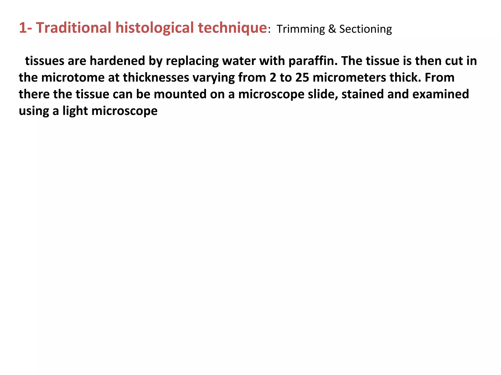 Tissue processing by dr manzoor | PPT