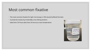 TiSSue Processing – Histology techniqueS (part 1.pptx