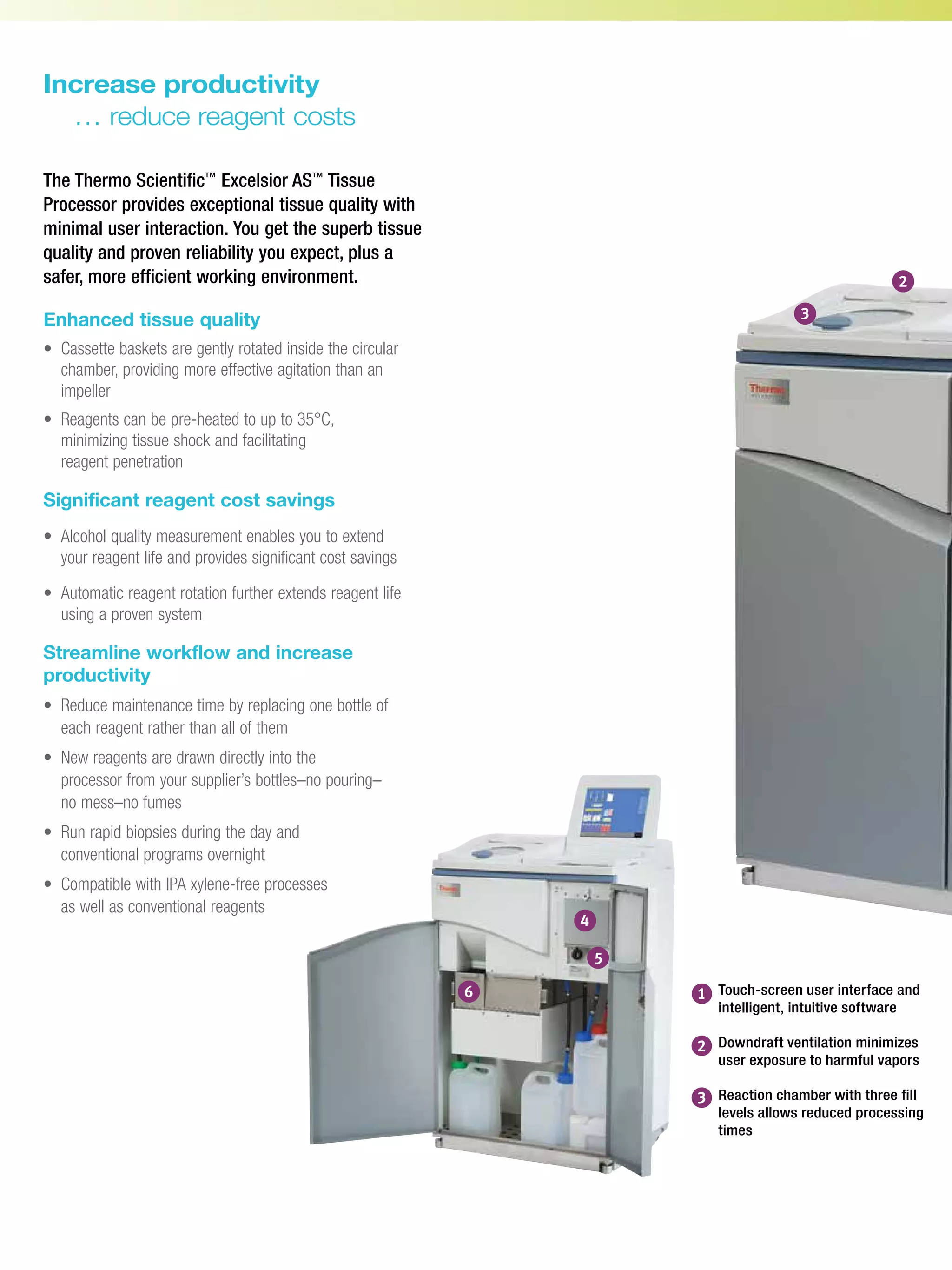 Tissue processor excelsior as brochure | PDF
