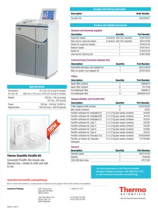 Tissue processor excelsior as brochure | PDF
