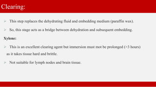 Tissue processsing | PPT
