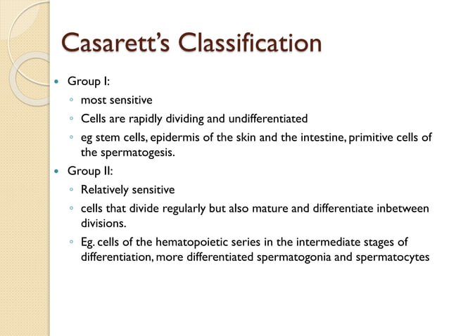 Tissue radiosensitivity | PPTX