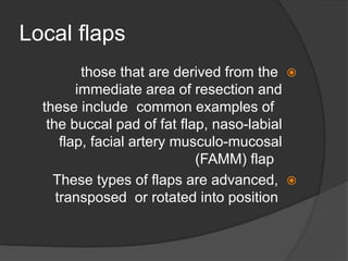 Tissue reconstrction of oral and maxillofacial region | PPTX