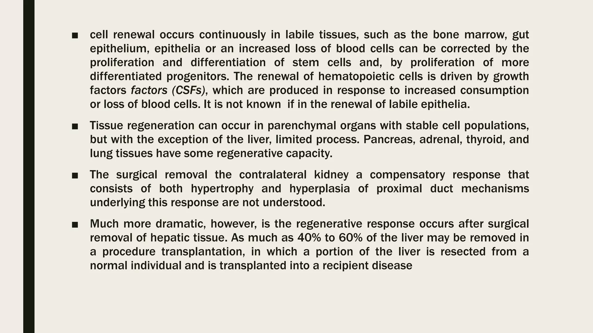 Pathology Bio 134 Tissue repair | PPTX