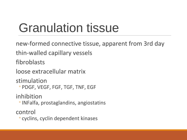 Robbins Basic Pathology - Tissue Repair | PPT