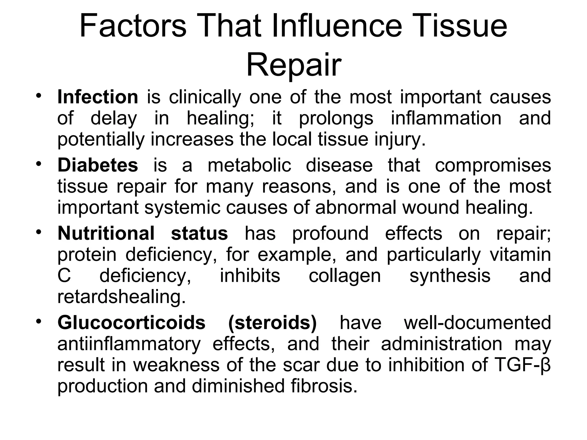 Tissue repair, regeneration and wound healing (1) | PPT