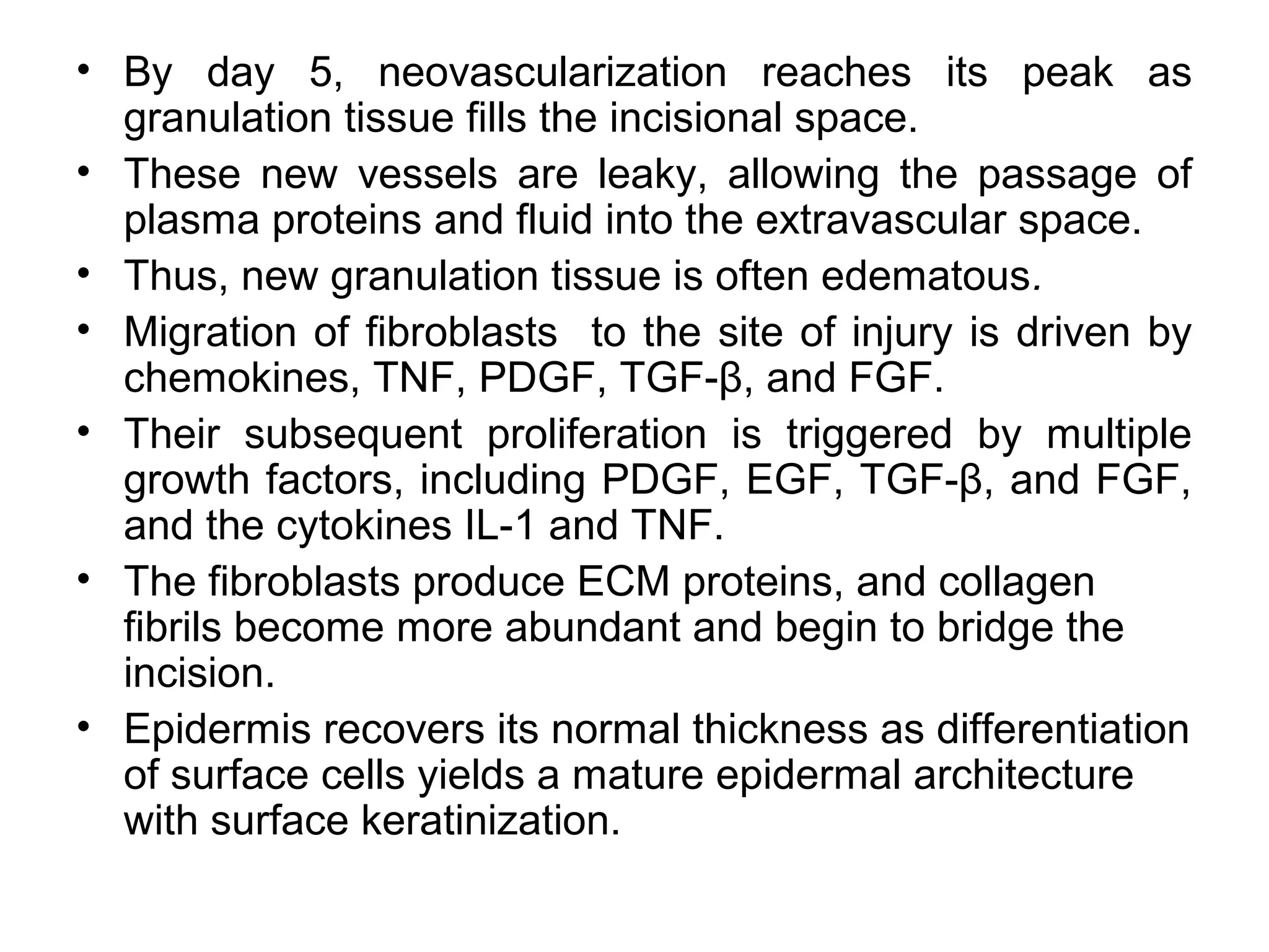 Tissue repair, regeneration and wound healing (1) | PPT