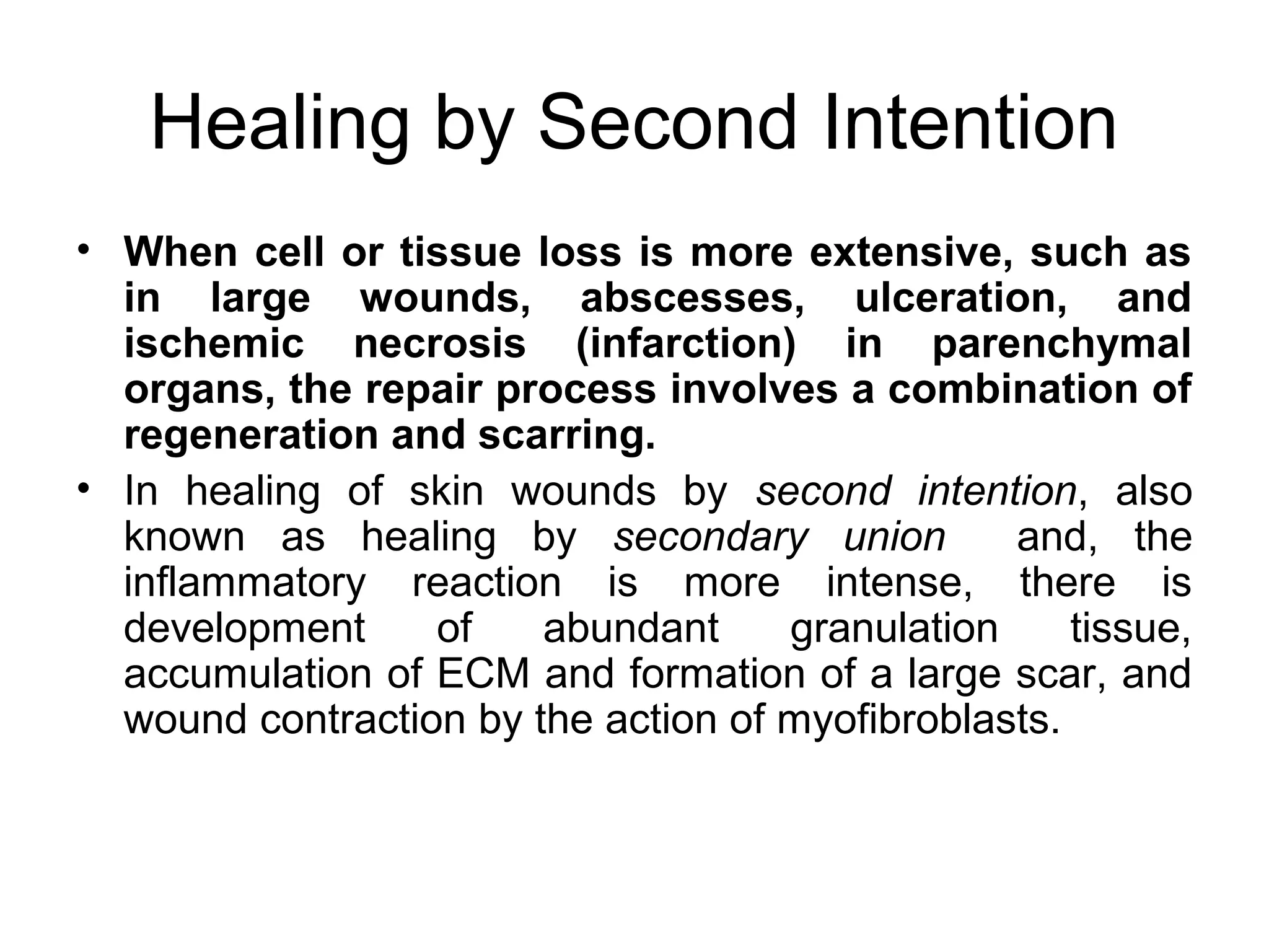 Tissue repair, regeneration and wound healing (1) | PPT